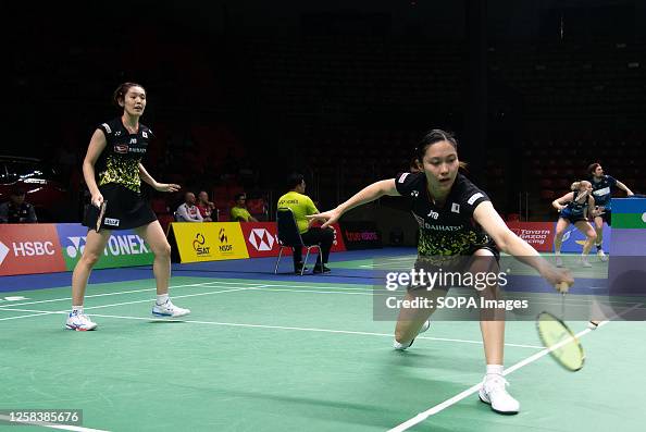 Rin Iwanaga And Kie Nakanishi Of Japan Play Against Benyapa Aimsaard News Photo Getty Images
