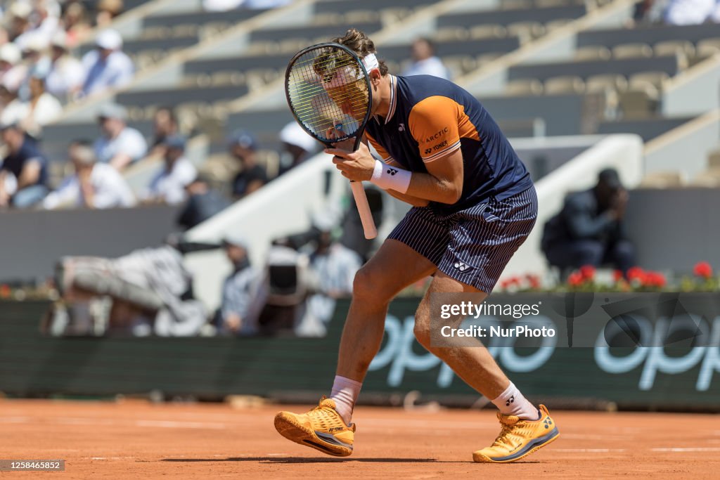 Casper Ruud during Roland Garros 2023 in Paris, France on June 5 ... Casper Ruud during Roland Garros 2023 in Paris, France on June 5 ...
