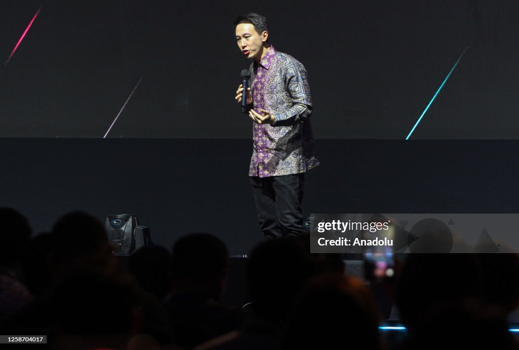 Tiktok Chief Executive Officer Shou Zi Chew Delivers His Speech News