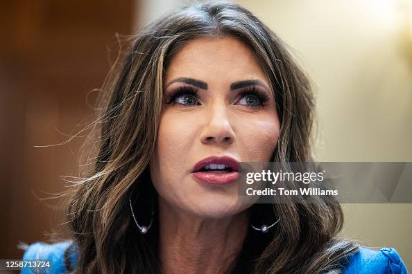 South Dakota Gov Kristi Noem Testifies During The House Natural