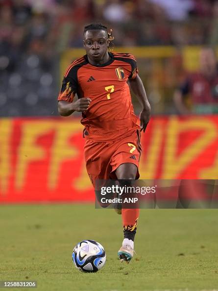 BRUSSELS - Jeremy Doku of Belgium during the UEFA EURO 2024... News ... BRUSSELS - Jeremy Doku of Belgium during the UEFA EURO 2024... News ...