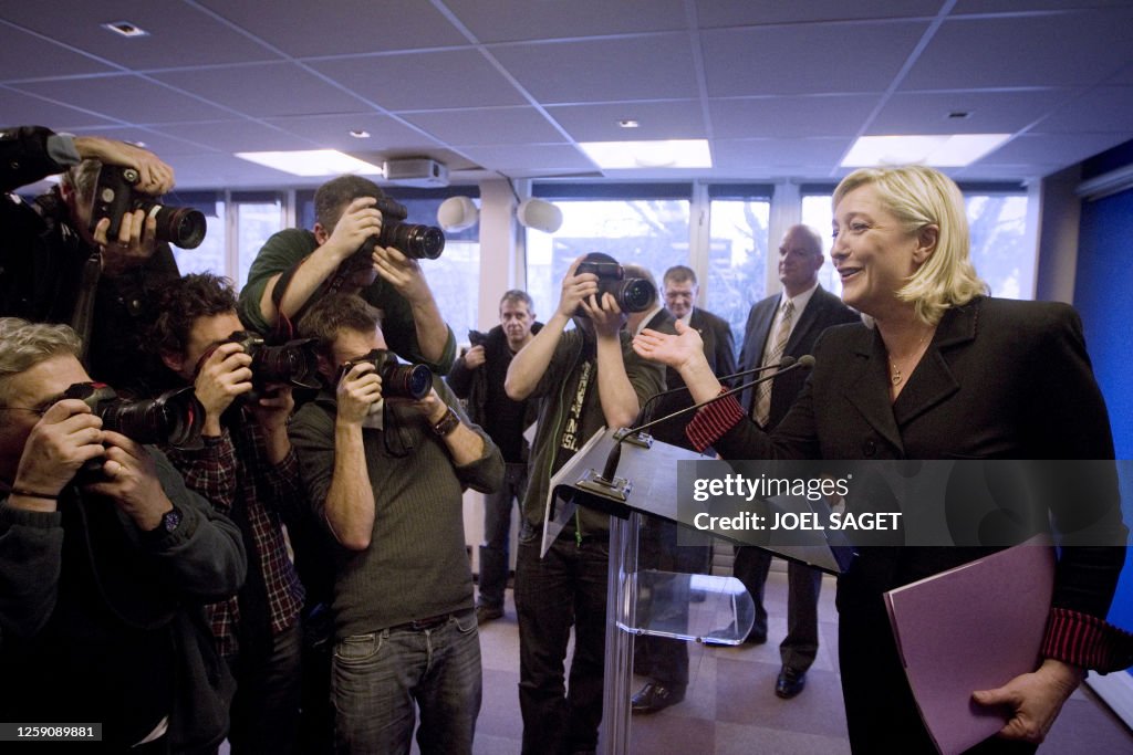 Marine Le Pen Frances Far Right National Front Party Candidate For News Photo Getty Images