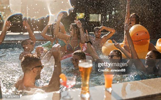 Adult Pool Party Photos And Premium High Res Pictures Getty Images