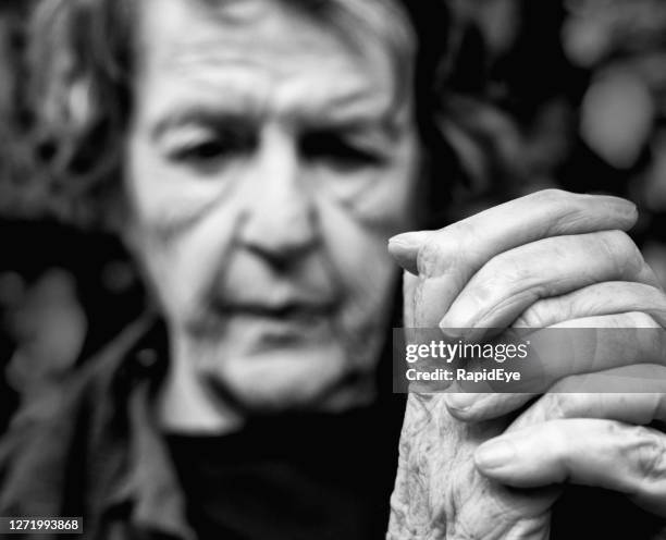 Old Woman Hands Clasped Photos And Premium High Res Pictures Getty Images