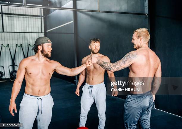 Men Fist Bump Gym Photos And Premium High Res Pictures Getty Images