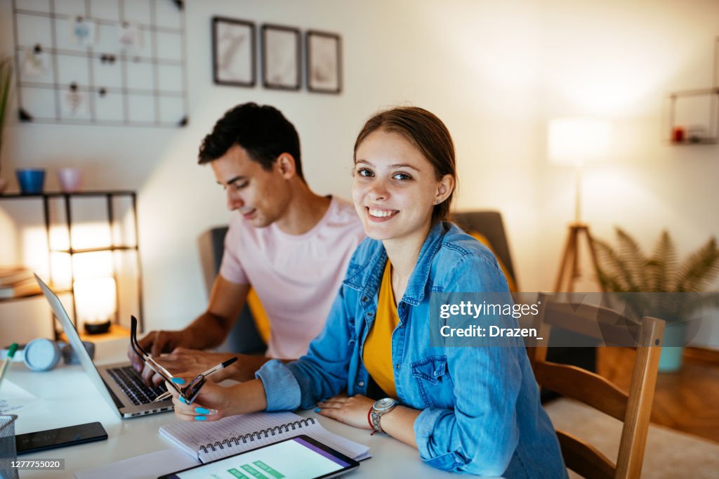 Shared Living And Studying Generation Z Students Sharing Work Space At ... Shared Living And Studying Generation Z Students Sharing Work Space At ...