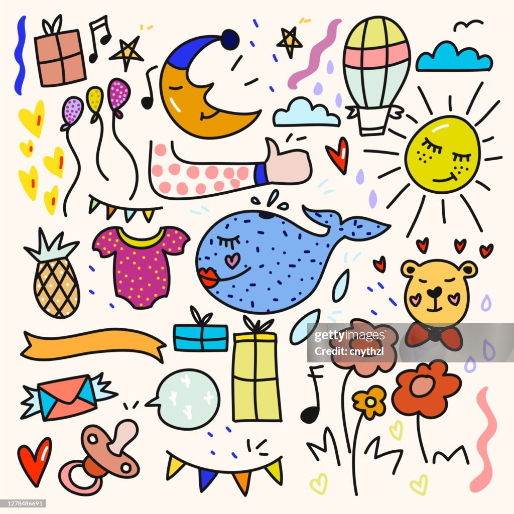 Cute Colorful Doodles