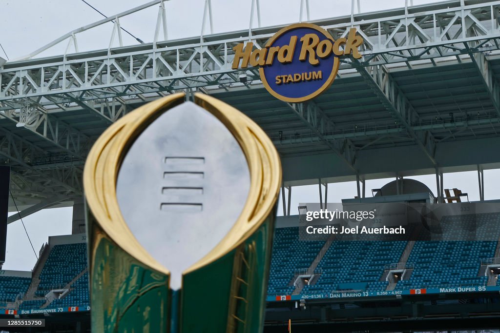 The College Football Playoff National Championship Trophy Is News Photo Getty Images