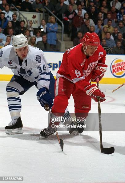Steve Yzerman Of The Detroit Red Wings Skates Against The Toronto