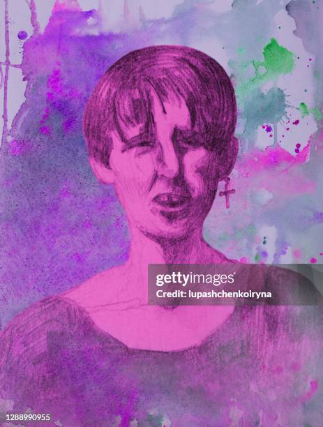 55 Portrait Male Bright Background High Res Illustrations Getty Images