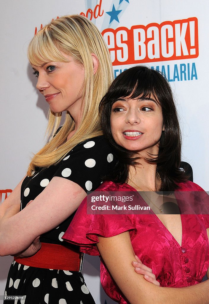 Riki Lindhome And Kate Micucci Of Garfunkel And Oates Arrive For News