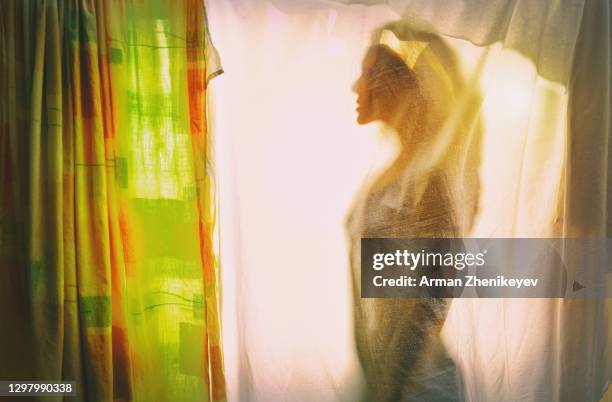 Washing Line Silhouette Photos And Premium High Res Pictures Getty Images