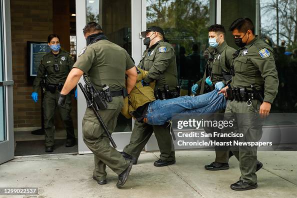 Santa Clara County Sheriffs Office Deputies Arrest A Demonstrator