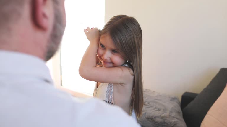 816 Dad Doing Daughters Hair Stock Videos Footage And 4k Video Clips