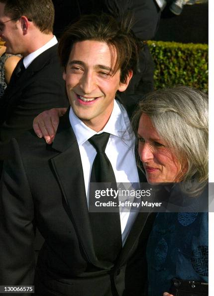 Adrien Brody And Mother Sylvia Plachy During 9th Annual Screen News
