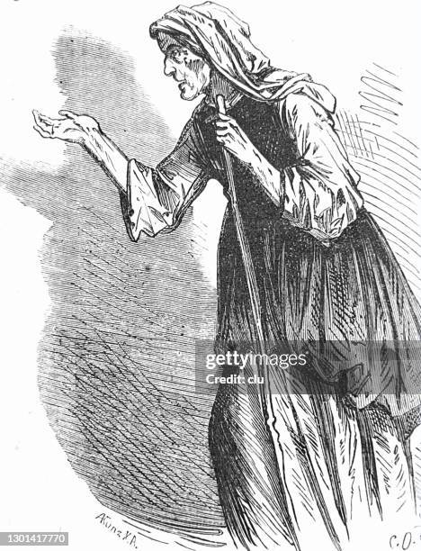 Beggar Woman High Res Illustrations Getty Images