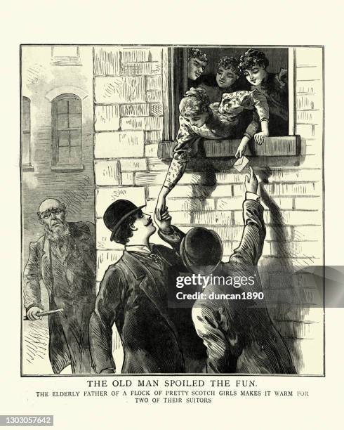 Angry Father Daughter High Res Illustrations Getty Images