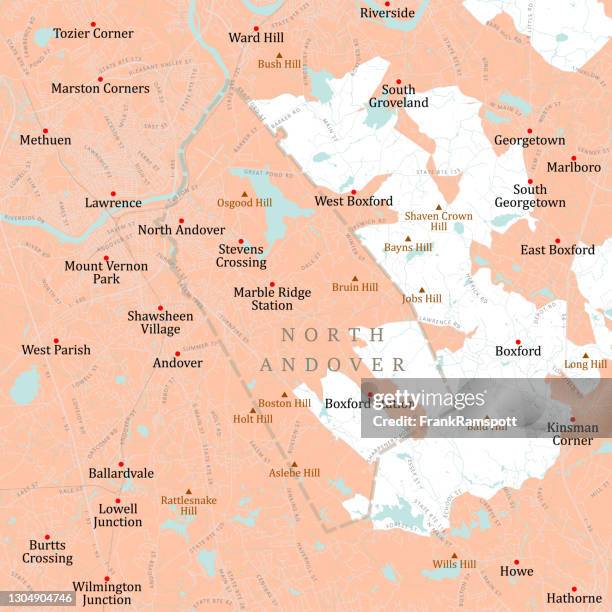 Essex County Massachusetts Map Photos And Premium High Res Pictures Getty Images