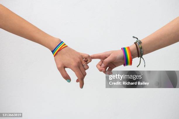 Rainbow Wristband Photos And Premium High Res Pictures Getty Images