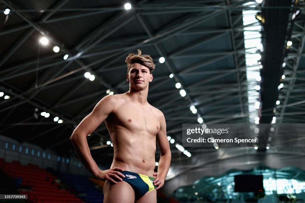 Australian Diver Sam Fricker Poses During An Australian 2020 Tokyo