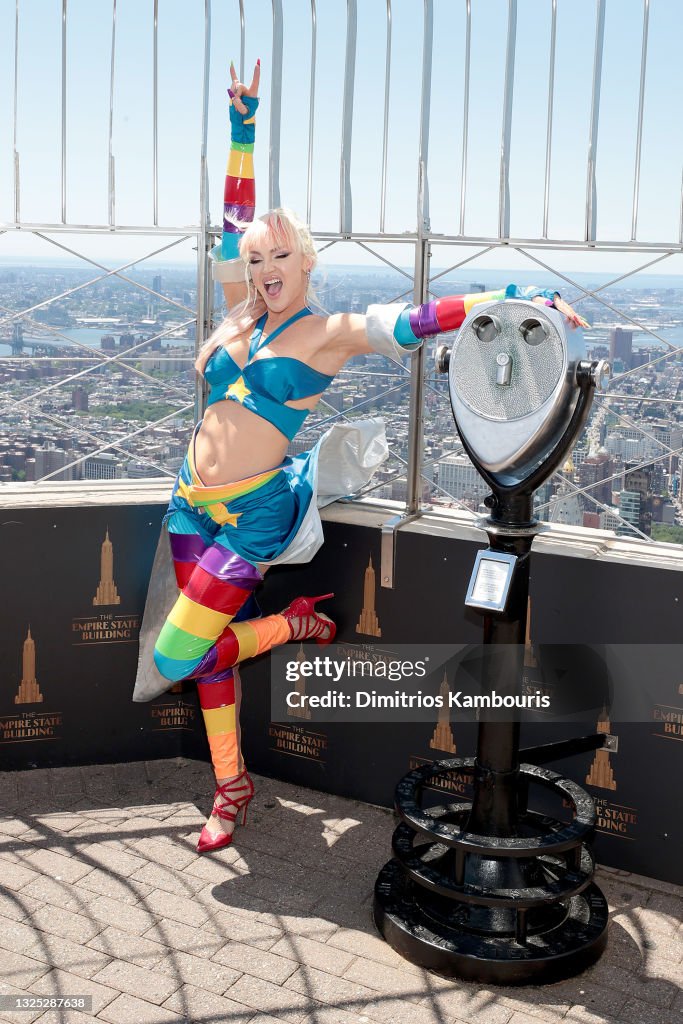 Kylie Sonique Love Attends As Empire State Building Hosts The Cast Of