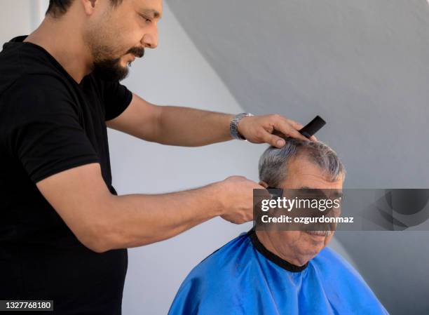 Dad And Older Son Shaving Photos And Premium High Res Pictures Getty