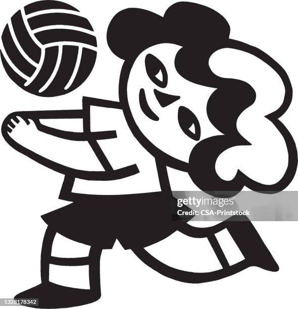 29 Volleyball Logos High Res Illustrations Getty Images
