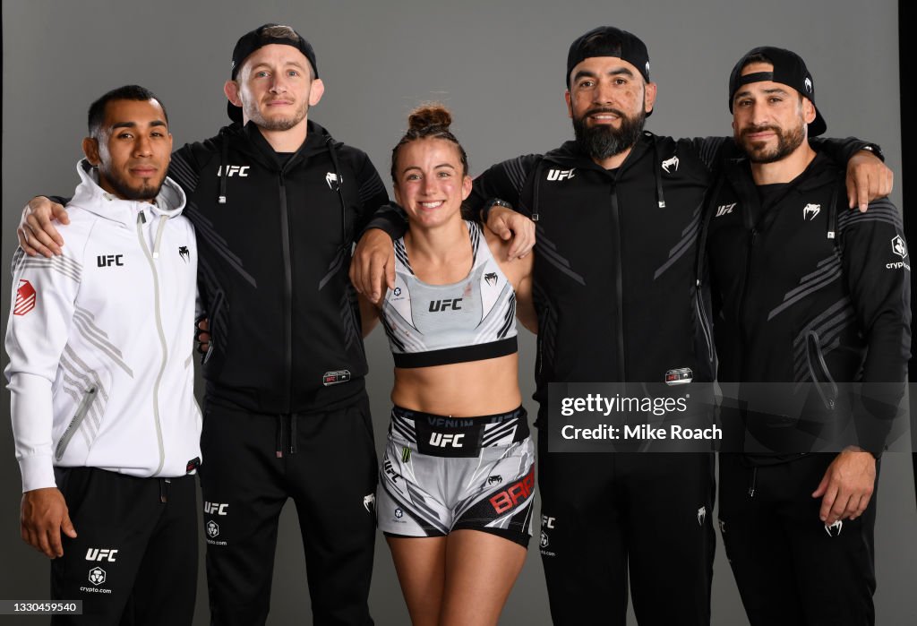 Maycee Barber Poses For A Portrait After Her Victory During The Ufc