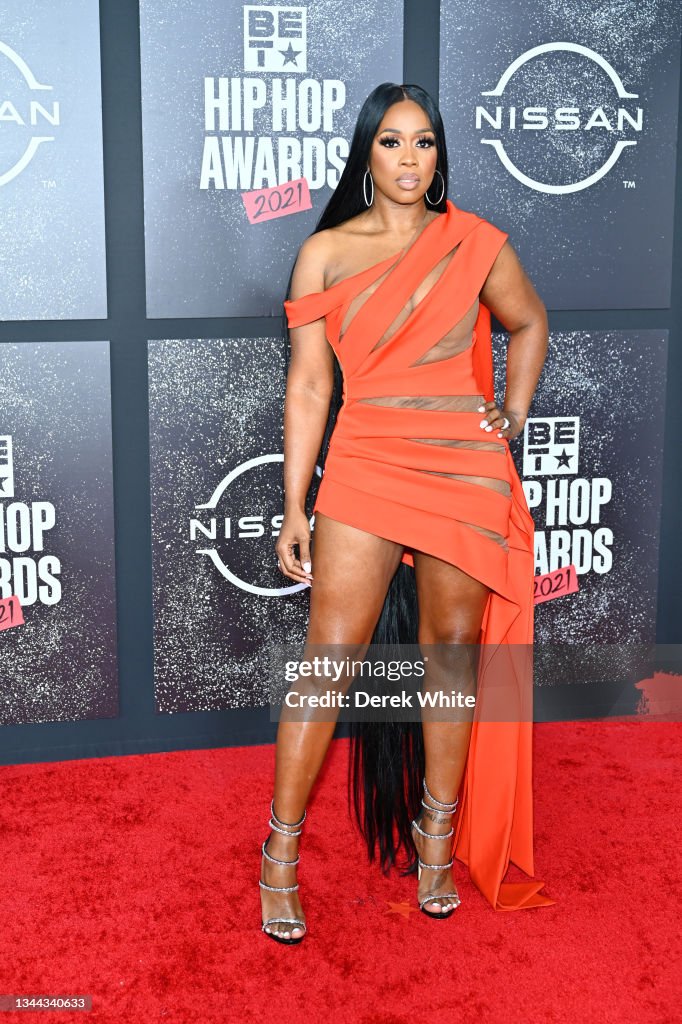 Remy Ma Attends The 2021 Bet Hip Hop Awards At Cobb Energy Performing
