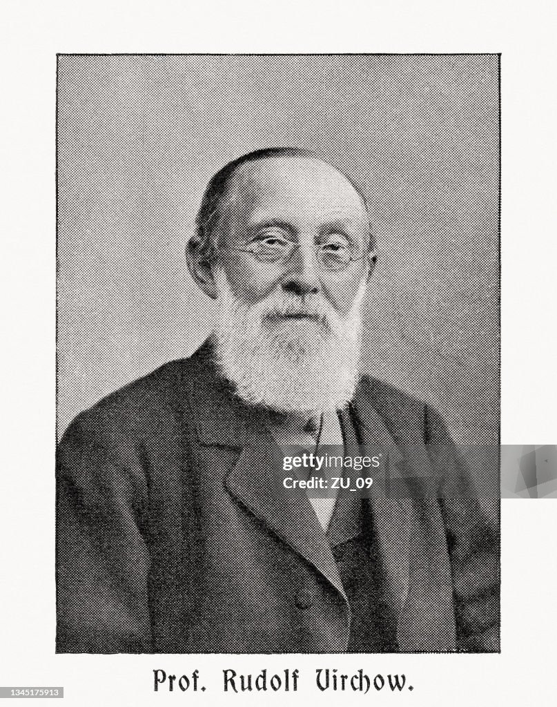 Rudolf Virchow German Physician Raster Print Published In 1900 High Res