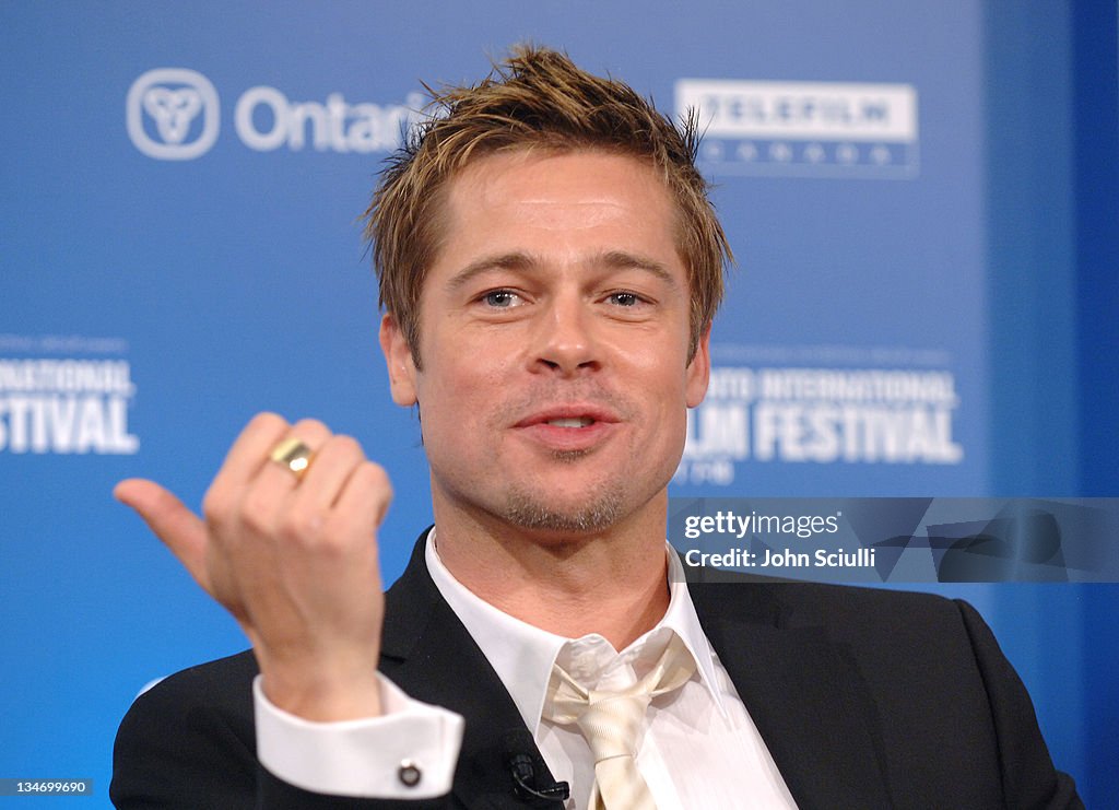 Brad Pitt During 31st Annual Toronto International Film Festival