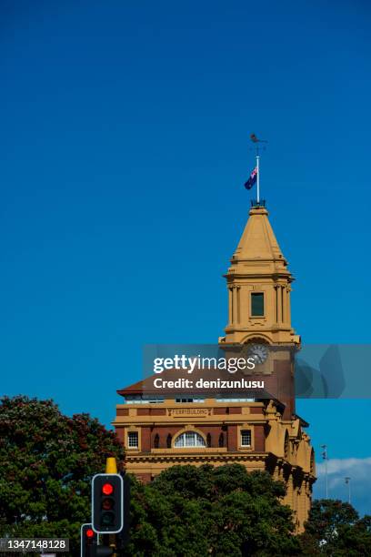 Famous Ferry Building in Auckland, New Zealand 이미지 (1347148128) - 게티이미지뱅크