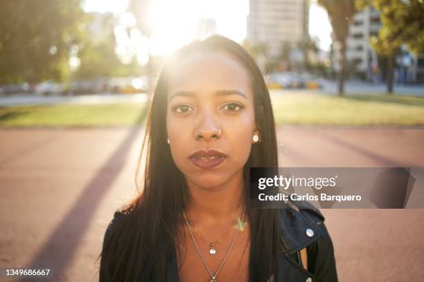 Dark Skinned Black Woman Portrait Photos And Premium High Res Pictures