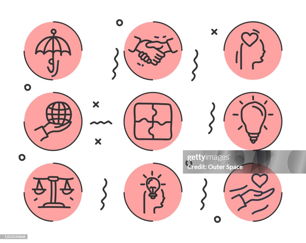 Core Values Handdrawn Icon Set High-Res Vector Graphic - Getty Images Core Values Handdrawn Icon Set High-Res Vector Graphic - Getty Images