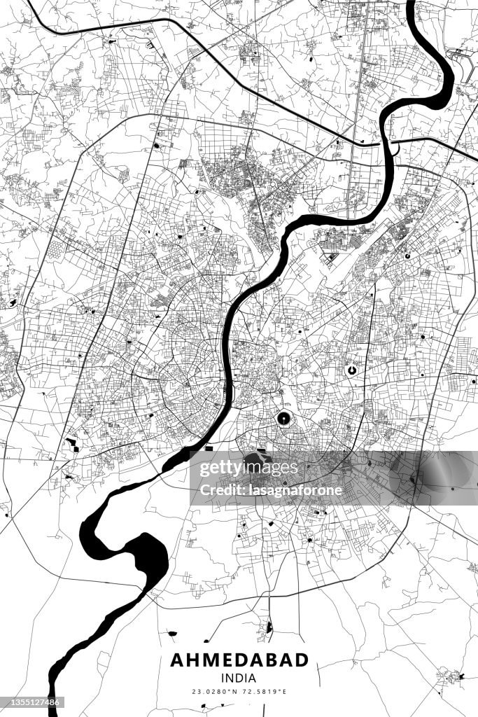 Ahmedabad India Vector Map High-Res Vector Graphic - Getty Images Ahmedabad India Vector Map High-Res Vector Graphic - Getty Images