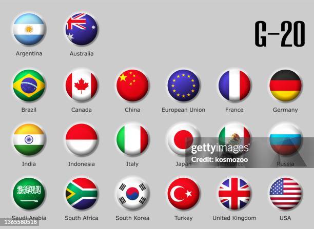 G20 Flags Photos And Premium High Res Pictures Getty Images