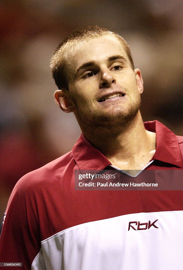 Andy Roddick Is Un Happy With His Failed Attempt At Winning A Point News Photo Getty Images