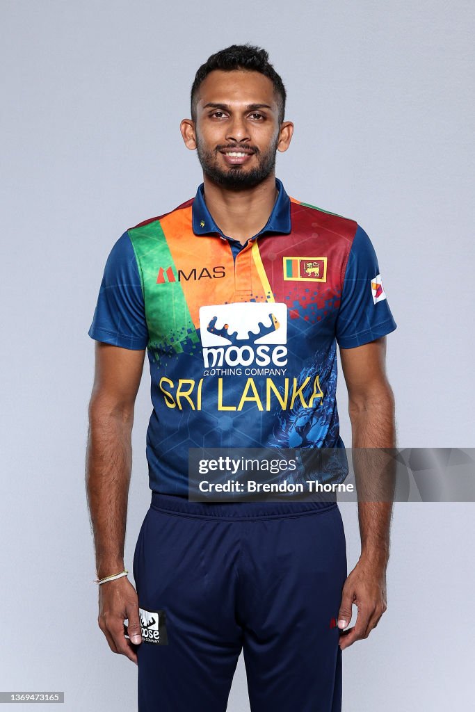 Dasun Shanaka of Sri Lanka poses during the Sri Lanka Men's T20 team ... Dasun Shanaka of Sri Lanka poses during the Sri Lanka Men's T20 team ...