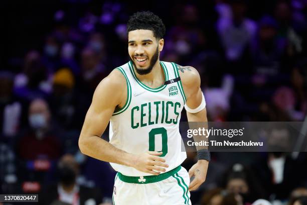 Jayson Tatum Vs Philadelphia 76ers Photos and Premium High Res Pictures ... Jayson Tatum Vs Philadelphia 76ers Photos and Premium High Res Pictures ...