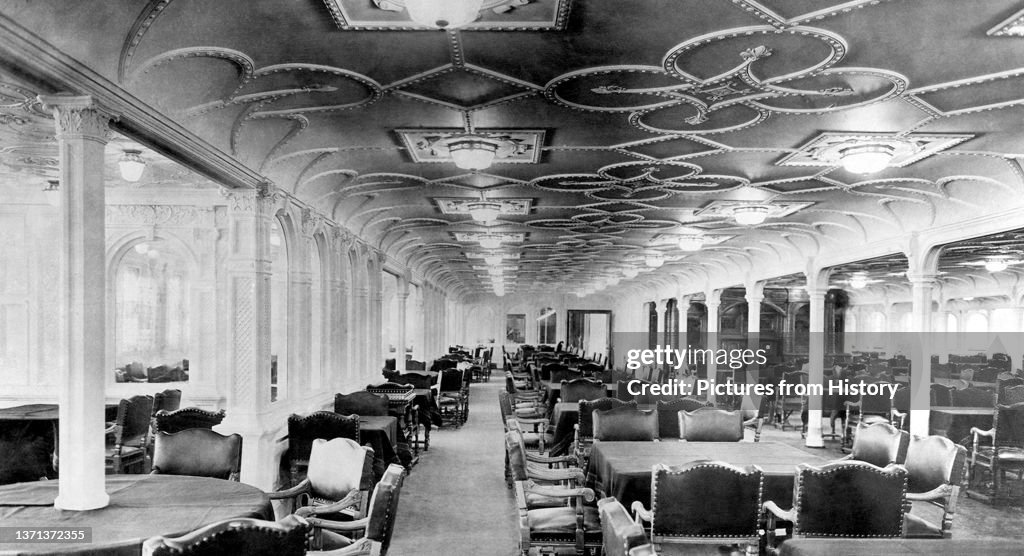 Rms Titanic The First Class Dining Room C 1912 News Photo Getty Images