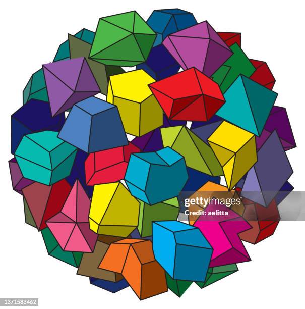 3d Angular Shapes Photos And Premium High Res Pictures Getty Images
