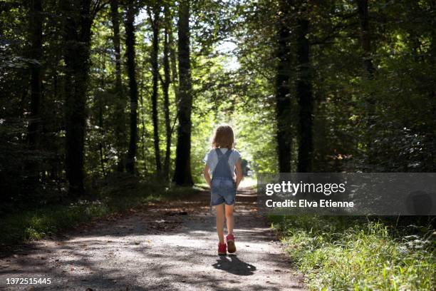 Girl Alone In The Woods Photos And Premium High Res Pictures Getty Images