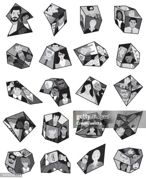 3d Angular Shapes Photos And Premium High Res Pictures Getty Images