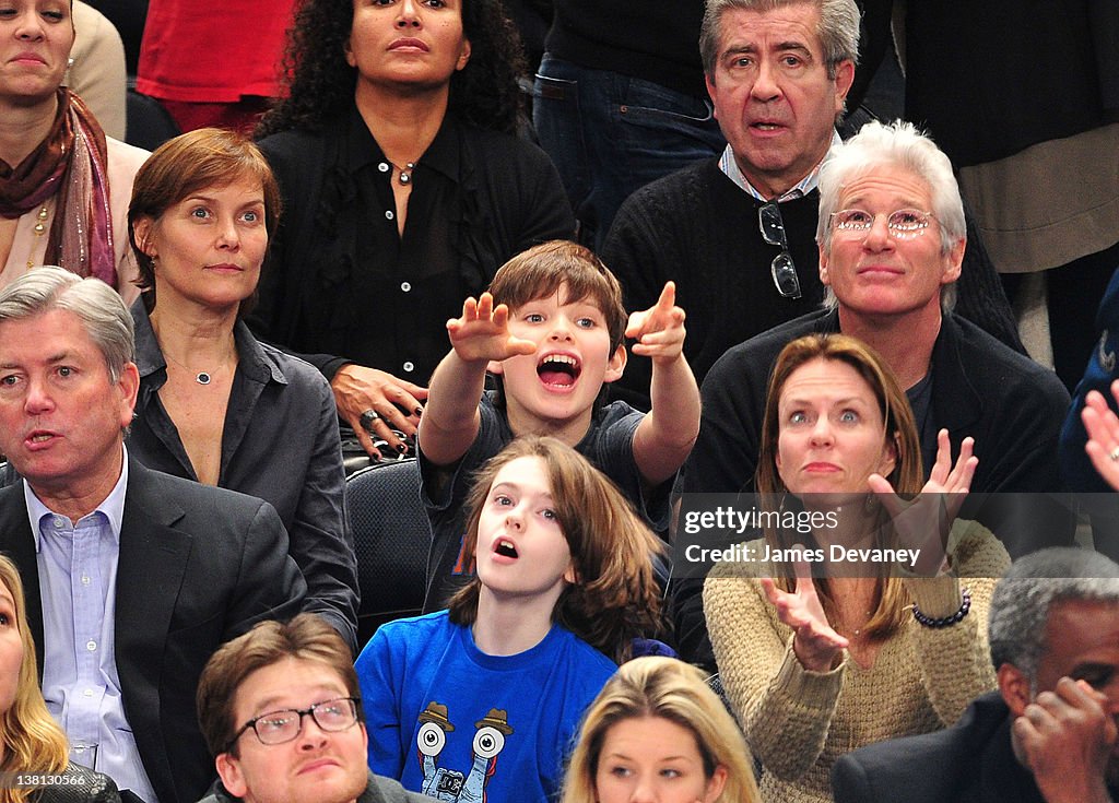 Carey Lowell Homer James Gere And Richard Gere Attend The Chicago