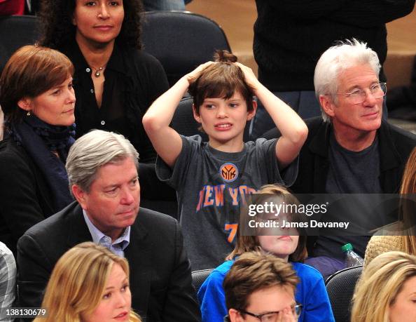 Carey Lowell Homer James Gere And Richard Gere Attend The Chicago