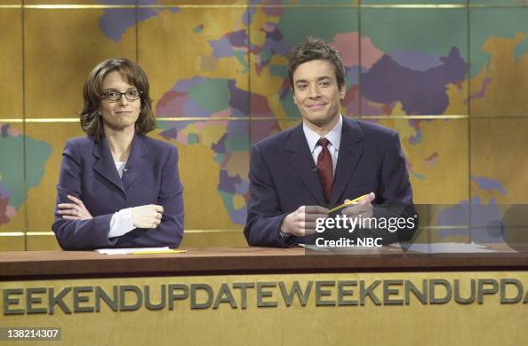 Tina Fey Jimmy Fallon During Weekend Update Nieuwsfotos Getty Images