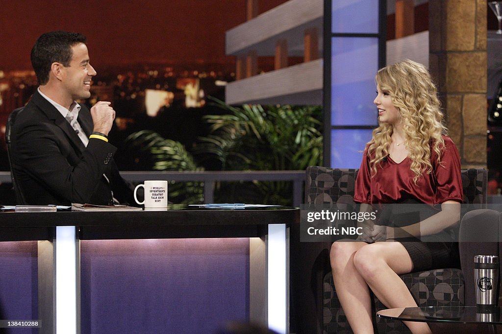 Daly Episode 948 Airdate Pictured Carson Daly Taylor Swift