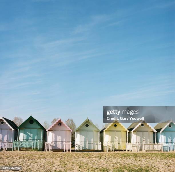 Essex Beach Huts Photos And Premium High Res Pictures Getty Images