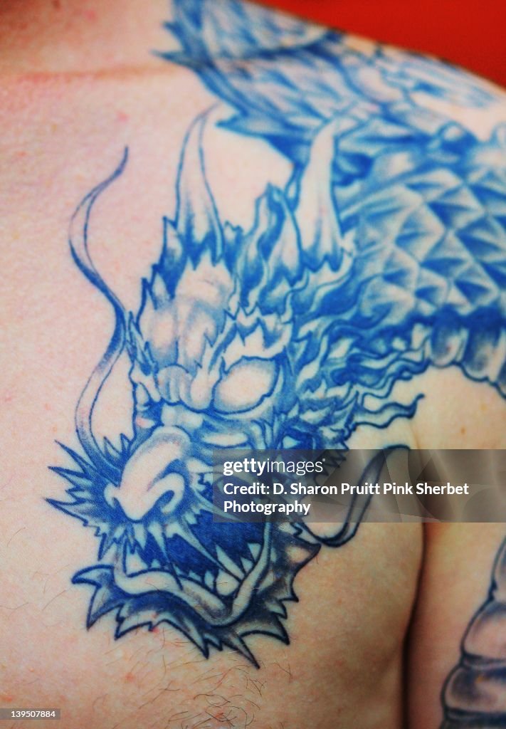 Chinese Dragon Tattoo Chest