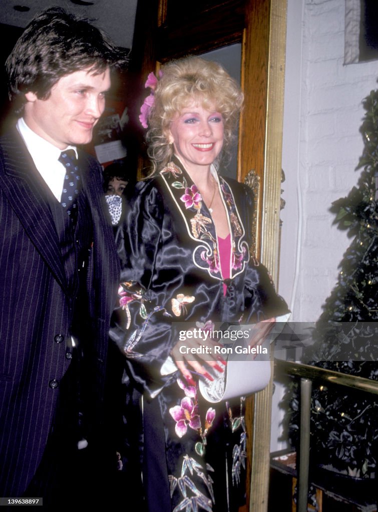 Actress Stella Stevens And Son Actor Andrew Stevens Attend Stella